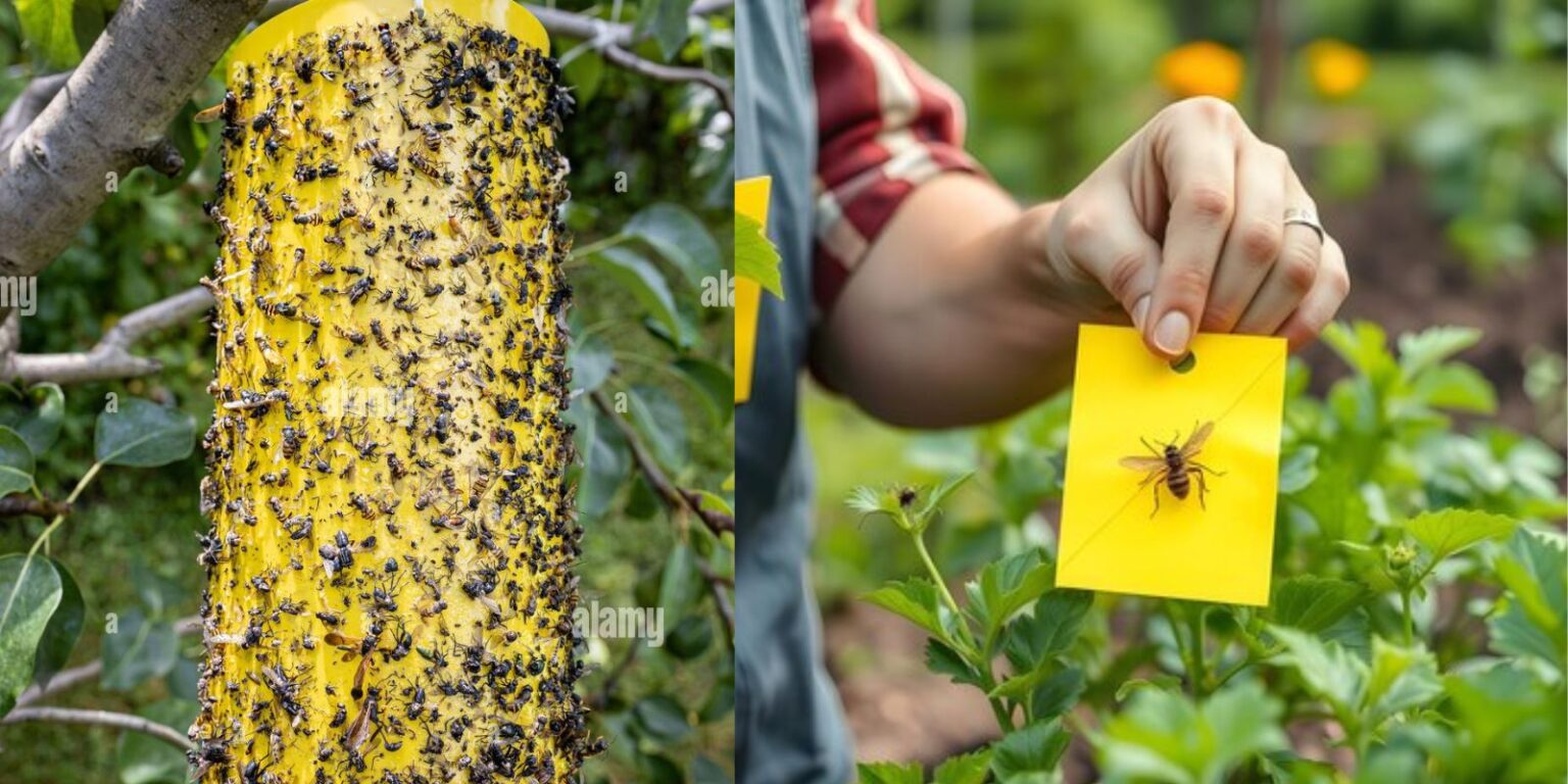 How to Naturally Control Garden Pests Using Yellow Traps: A Complete ...