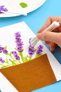 Make it easy: Painted flowers! - Natural Garden Tips
