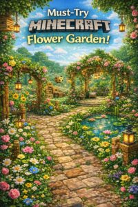 Must-Try minecraft flower garden! - Natural Garden Tips